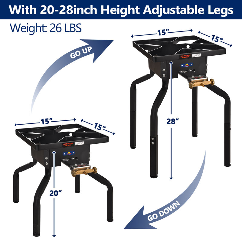 ARC Single Burner Propane Outdoor Stove | Wayfair